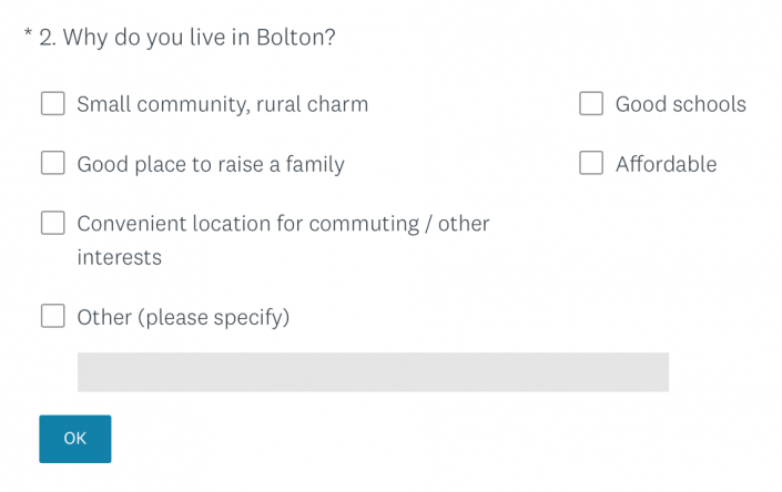 Proper Use of Section Headers in a Survey - Great Brook Consulting
