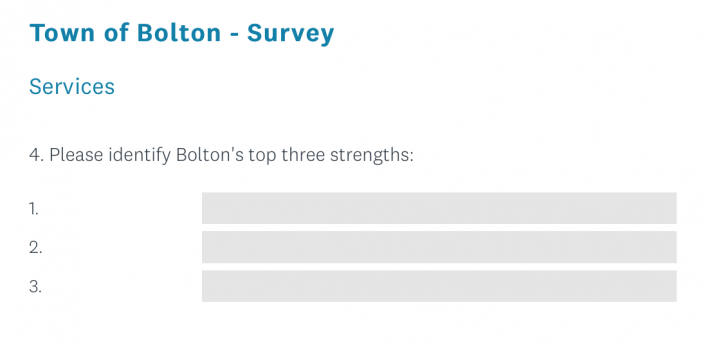 Proper Use of Section Headers in a Survey - Great Brook Consulting